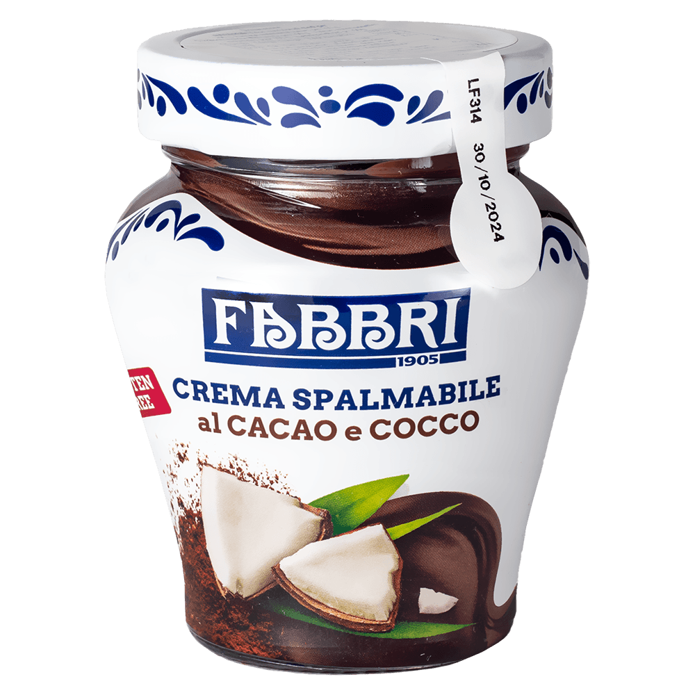 CREMA SPALMABILE CACAO COCCO 200G – Fabbri 1905 S.p.A.